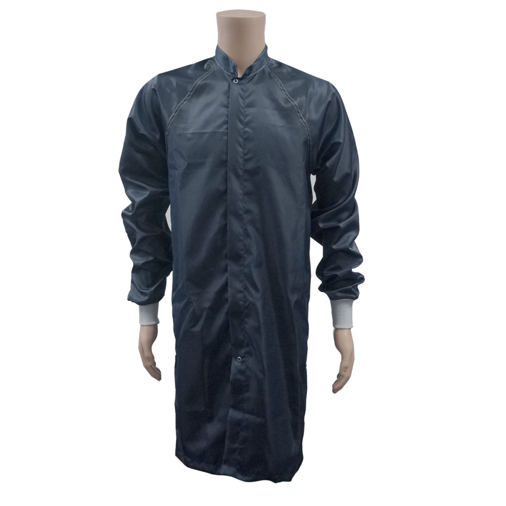 ESD Cleanroom Frock - White, Light Blue, and Navy Blue - ESD Knit Cuffs ...