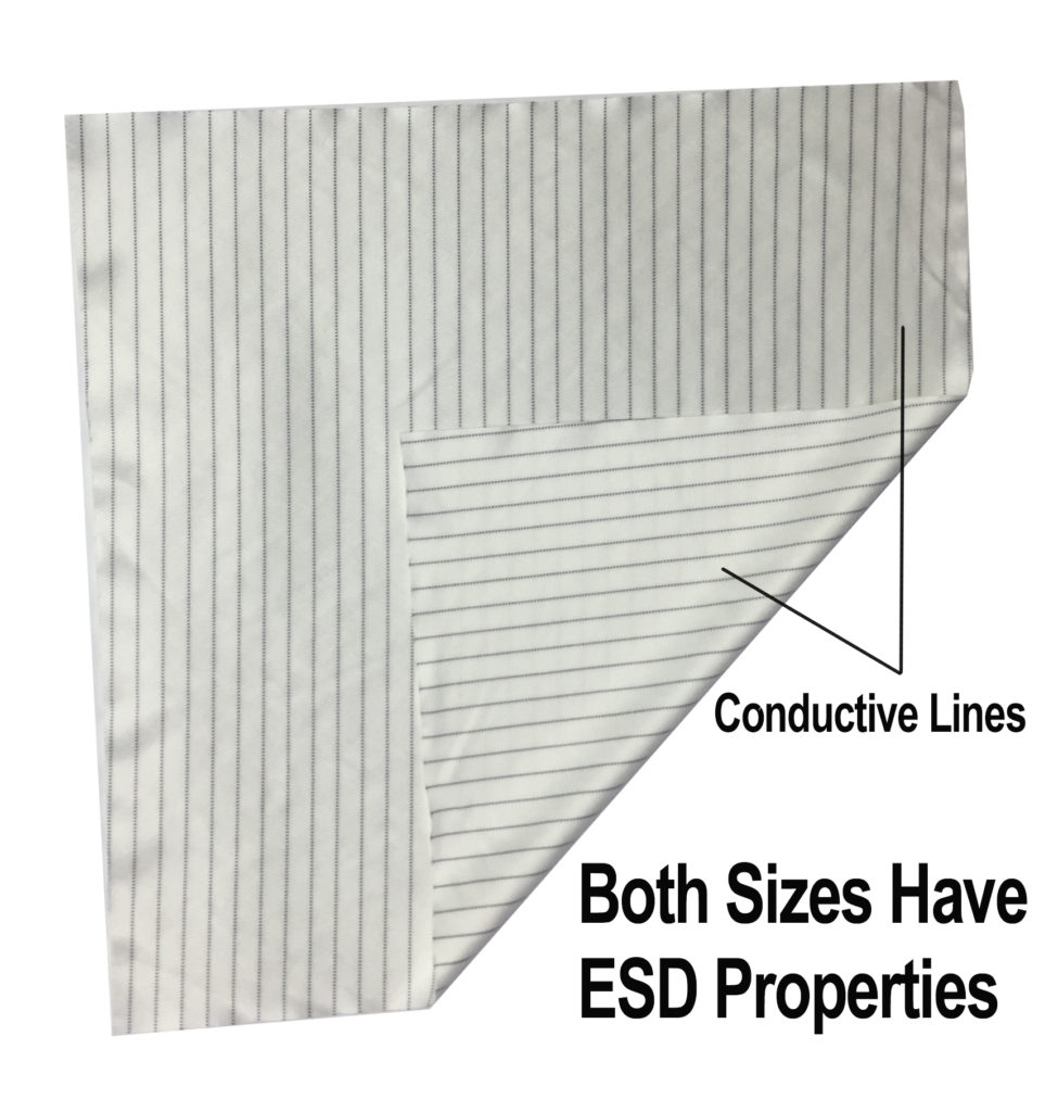 WP7200 - Cleanroom Safe ESD Polyester Wiper - 9"x9" - Anti-Static ESD ...