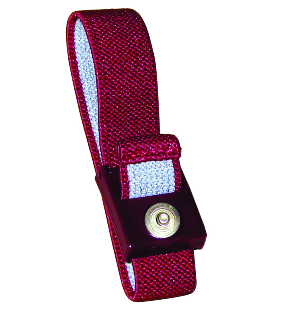 WB0026 Single Wire Maroon ESD Wrist Band 4mm snaps - Maroon - Anti ...