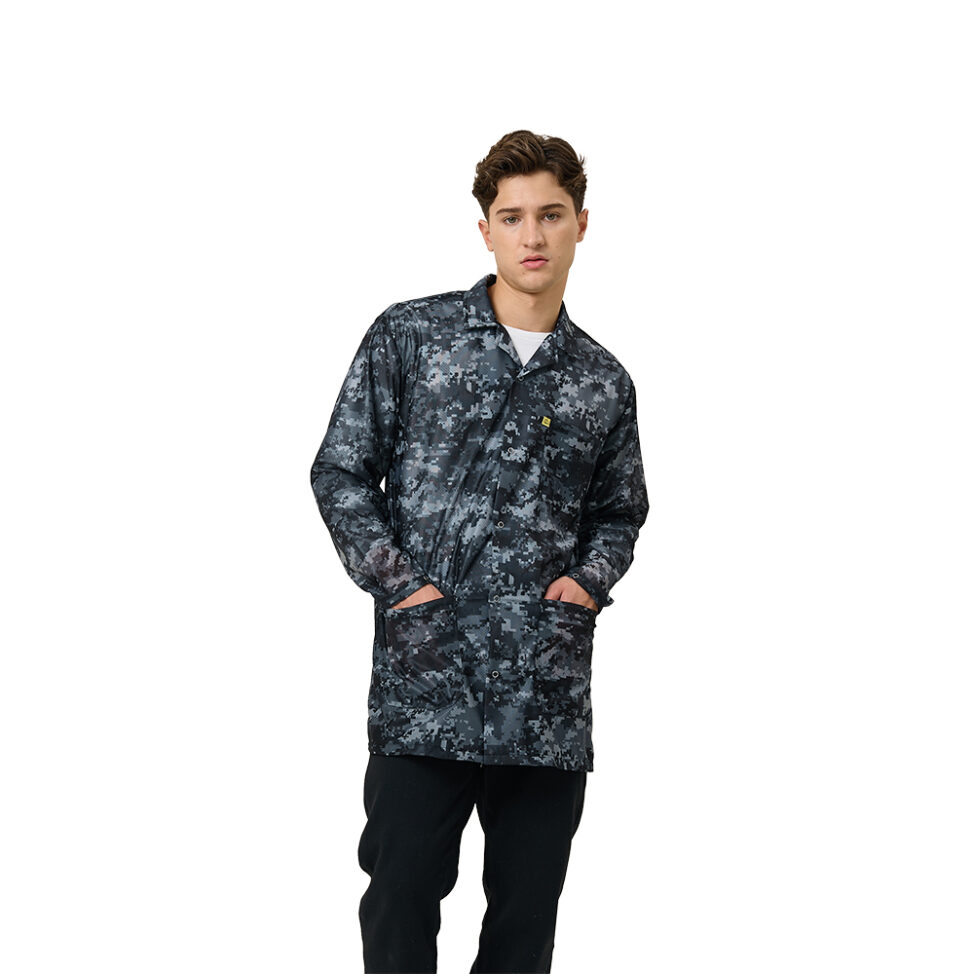 Gray Camouflage ESD Jacket - Anti-Static ESD Products | Transforming ...