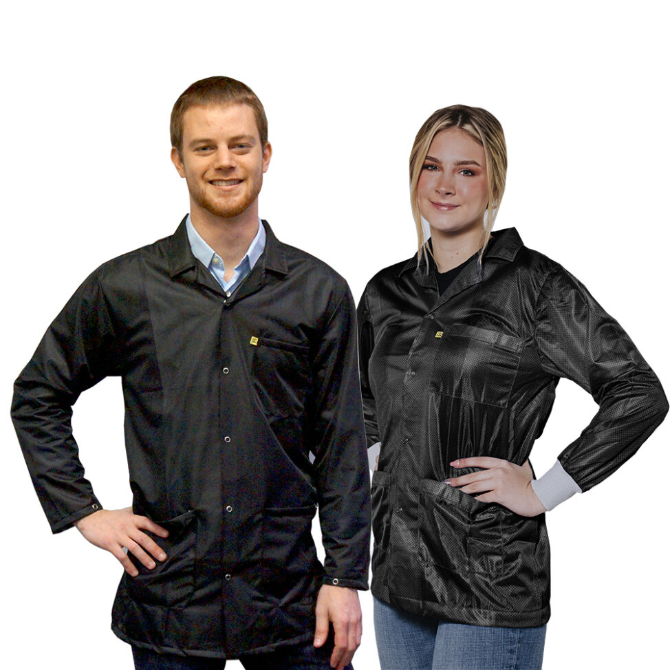 Black ESD Jackets - Anti-Static ESD Products | Transforming Technologies
